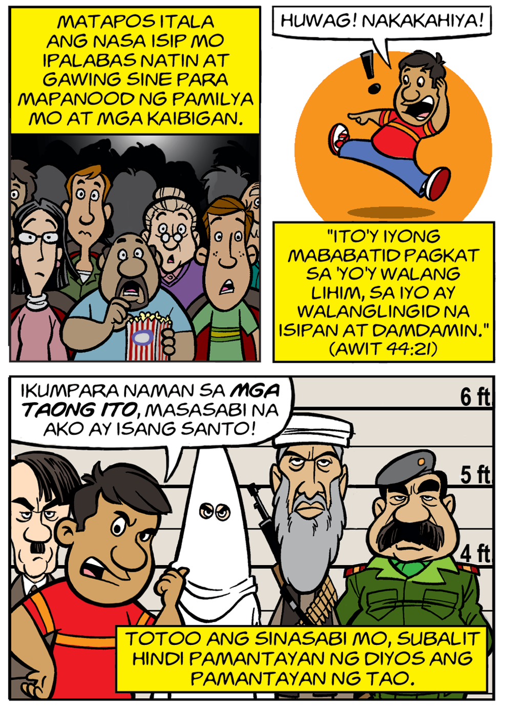 Are You A Good Person? (Tagalog Version) – Free Cartoon Gospel Tract
