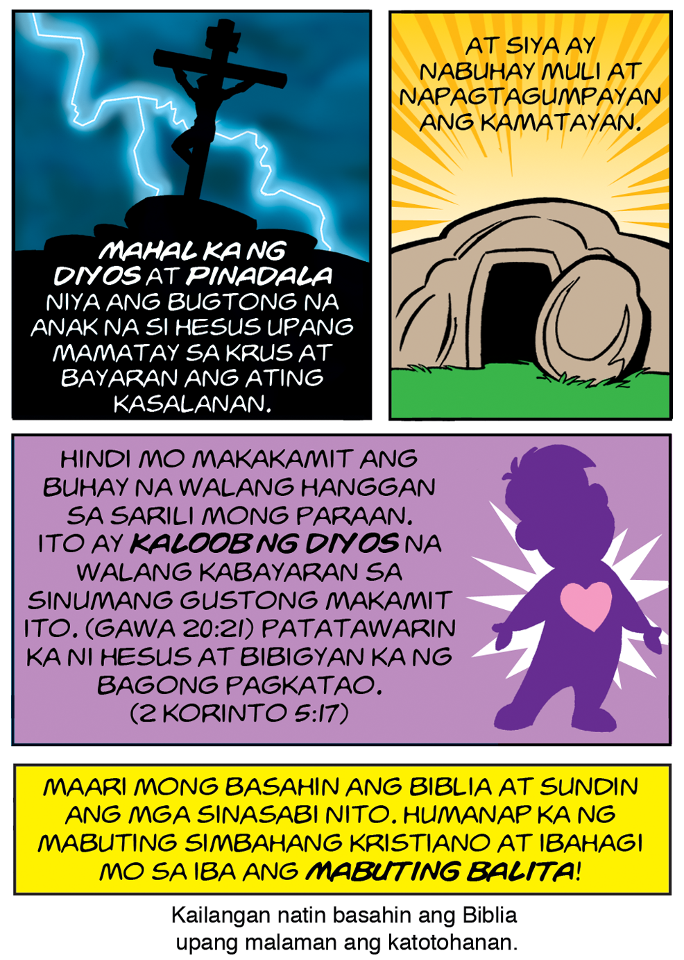 Are You A Good Person? (Tagalog Version) – Free Cartoon Gospel Tract